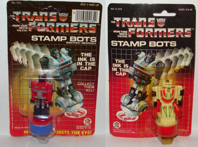 Blog #877: Transformers: Artifact of the Week: HG Toys Stamp Bots ...
